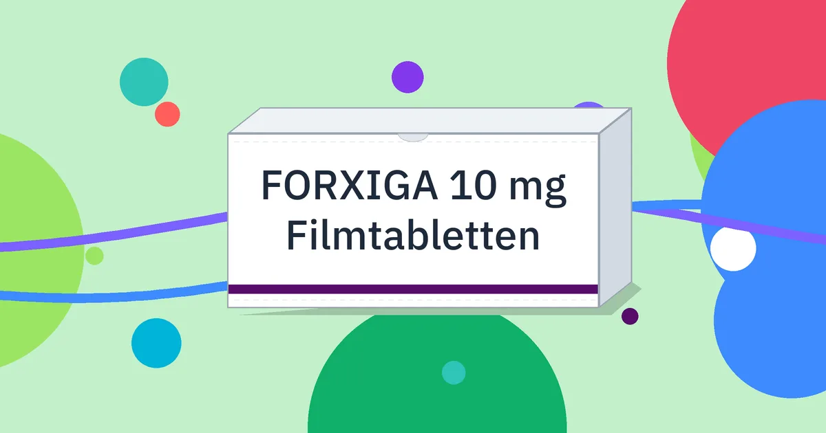Symbolbild: Packung mit der Aufschrift FORXIGA 10 mg Filmtabletten (PZN 18390585) – Verfügbarkeit und Bezug in Apotheken in Frankfurt am Main