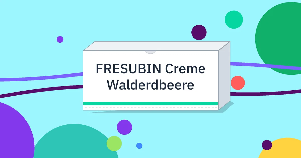 Symbolbild: Packung mit der Aufschrift FRESUBIN Creme Walderdbeere (PZN 17269781) – Verfügbarkeit und Bezug in Apotheken in Frankfurt am Main