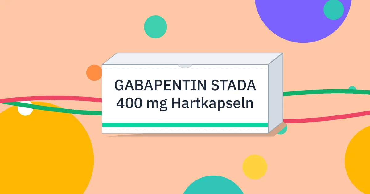 Symbolbild: Packung mit der Aufschrift GABAPENTIN STADA 400 mg Hartkapseln (PZN 00408190) – Verfügbarkeit und Bezug in Apotheken in Frankfurt am Main