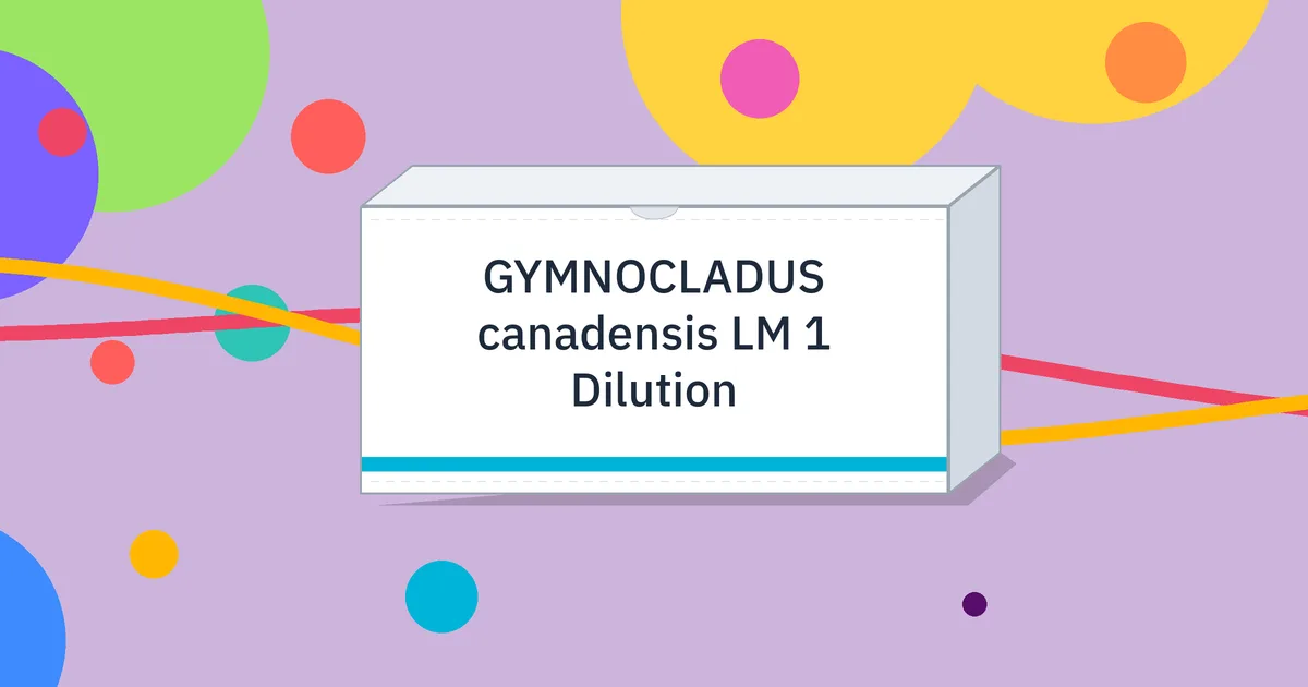 Symbolbild: Packung mit der Aufschrift GYMNOCLADUS canadensis LM 1 Dilution (PZN 13548739) – Verfügbarkeit und Bezug in Apotheken in Frankfurt am Main