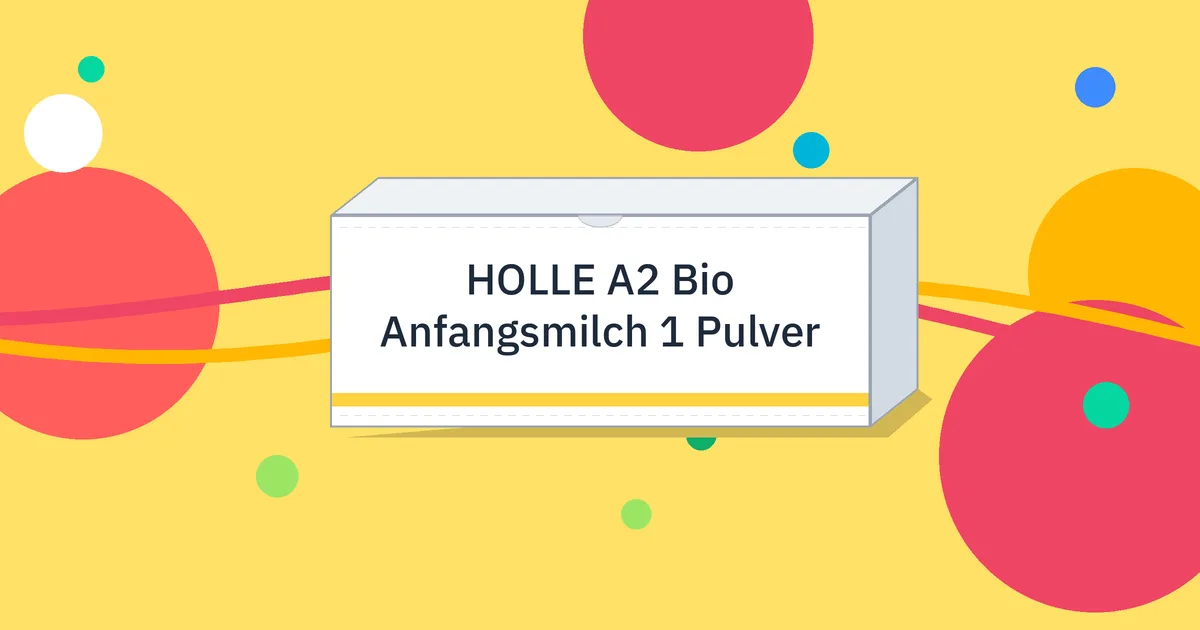 Symbolbild: Packung mit der Aufschrift HOLLE A2 Bio Anfangsmilch 1 Pulver (PZN 17537075) – Verfügbarkeit und Bezug in Apotheken in Frankfurt am Main