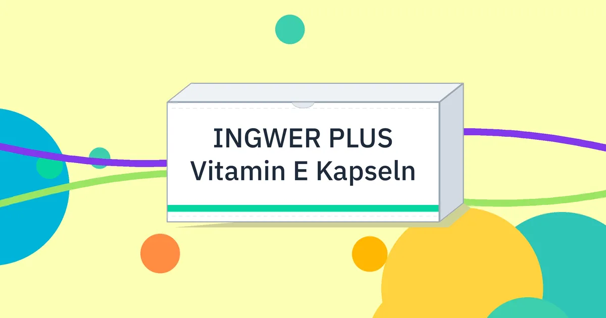 Symbolbild: Packung mit der Aufschrift INGWER PLUS Vitamin E Kapseln (PZN 11888566) – Verfügbarkeit und Bezug in Apotheken in Frankfurt am Main