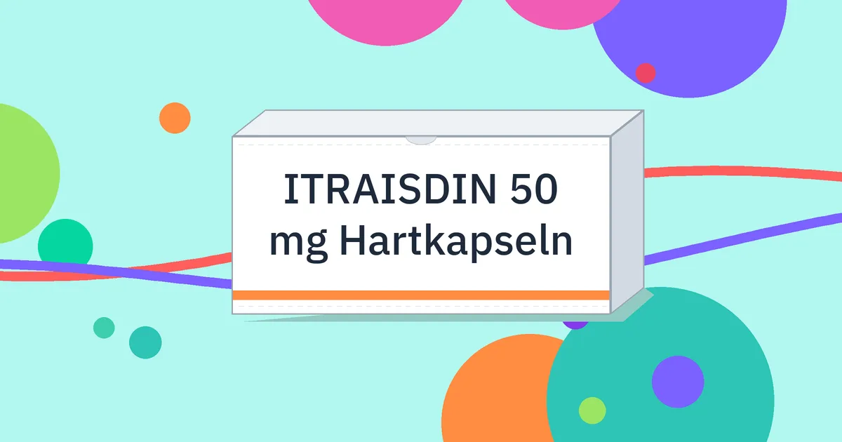 Symbolbild: Packung mit der Aufschrift ITRAISDIN 50 mg Hartkapseln (PZN 11532326) – Verfügbarkeit und Bezug in Apotheken in Frankfurt am Main