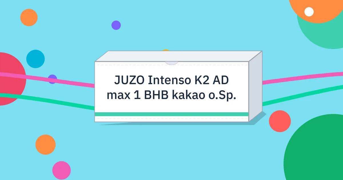Symbolbild: Packung mit der Aufschrift JUZO Intenso K2 AD max 1 BHB kakao o.Sp. (PZN 18627047) – Verfügbarkeit und Bezug in Apotheken in Frankfurt am Main