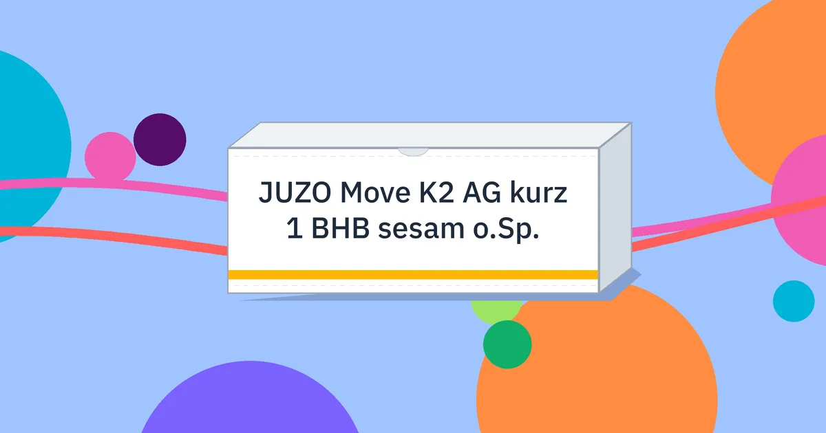 Symbolbild: Packung mit der Aufschrift JUZO Move K2 AG kurz 1 BHB sesam o.Sp. (PZN 18530135) – Verfügbarkeit und Bezug in Apotheken in Frankfurt am Main