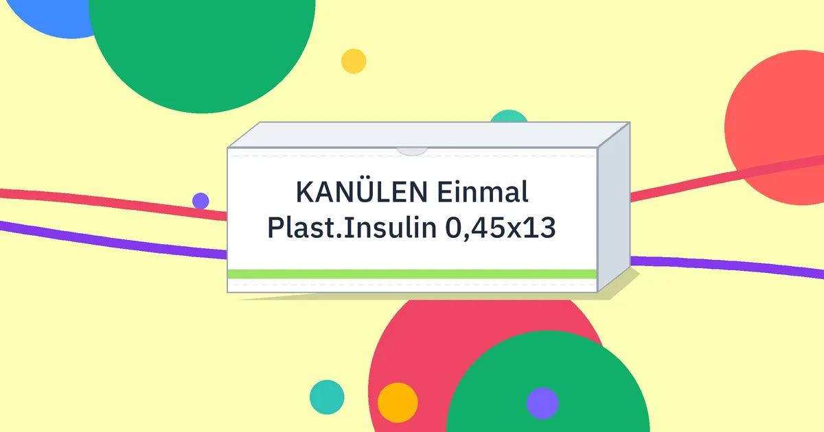 Symbolbild: Packung mit der Aufschrift KANÜLEN Einmal Plast.Insulin 0,45x13 (PZN 02440157) – Verfügbarkeit und Bezug in Apotheken in Frankfurt am Main