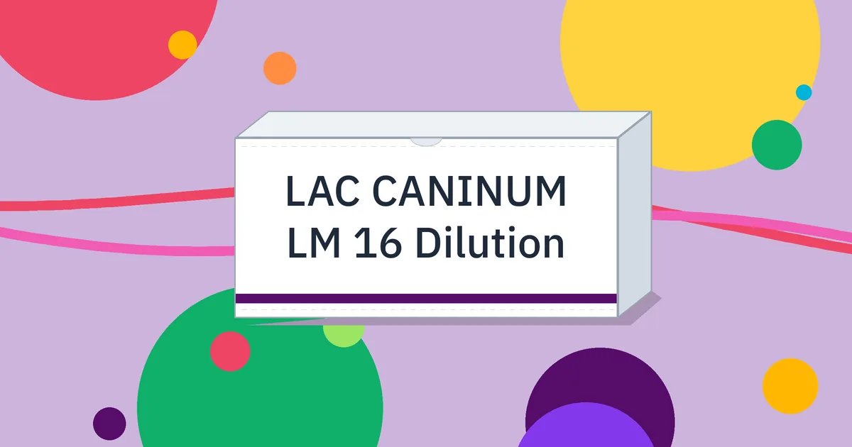 Symbolbild: Packung mit der Aufschrift LAC CANINUM LM 16 Dilution (PZN 12928960) – Verfügbarkeit und Bezug in Apotheken in Frankfurt am Main
