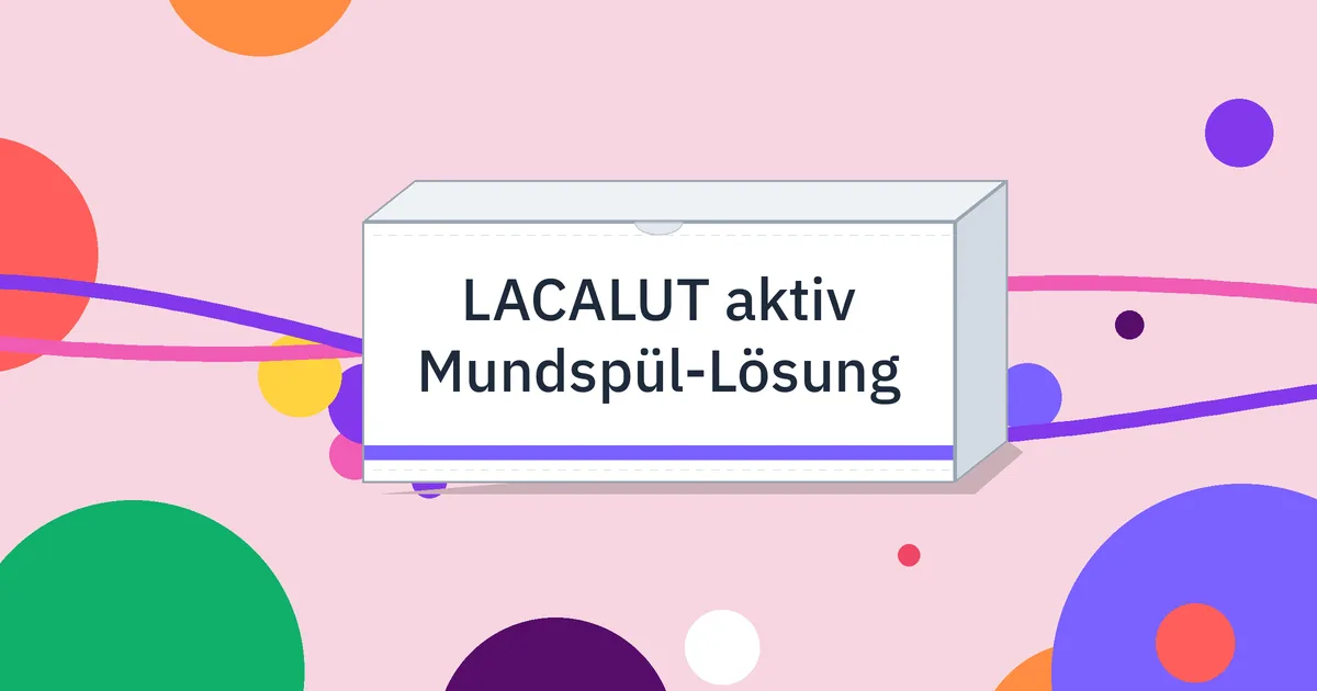 Symbolbild: Packung mit der Aufschrift LACALUT aktiv Mundspül-Lösung (PZN 04970310) – Verfügbarkeit und Bezug in Apotheken in Frankfurt am Main