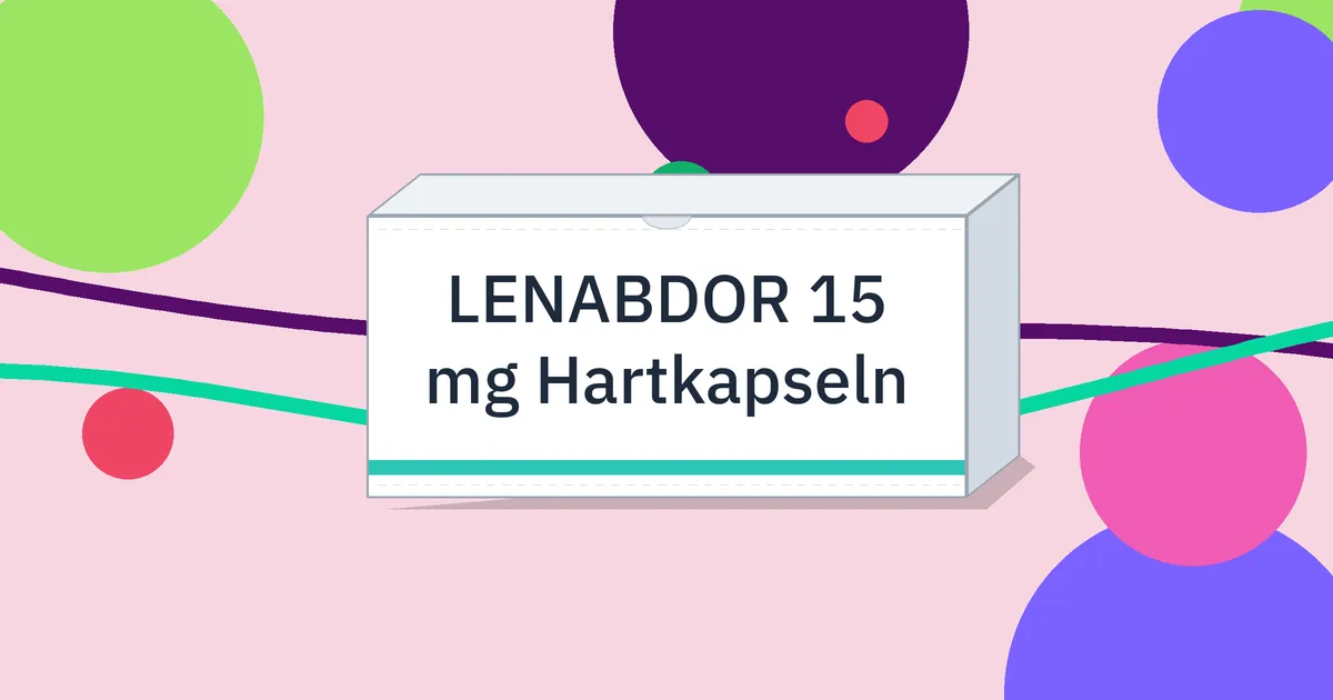 Symbolbild: Packung mit der Aufschrift LENABDOR 15 mg Hartkapseln (PZN 17934391) – Verfügbarkeit und Bezug in Apotheken in Frankfurt am Main