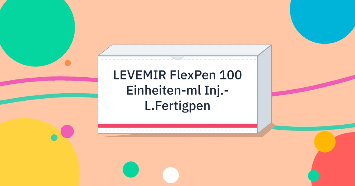 Symbolbild: Packung mit der Aufschrift LEVEMIR FlexPen 100 Einheiten-ml Inj.-L.Fertigpen (PZN 16708178) – Verfügbarkeit und Bezug in Apotheken in Frankfurt am Main