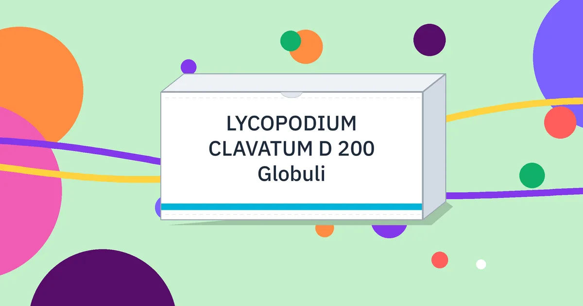 Symbolbild: Packung mit der Aufschrift LYCOPODIUM CLAVATUM D 200 Globuli (PZN 15305082) – Verfügbarkeit und Bezug in Apotheken in Frankfurt am Main