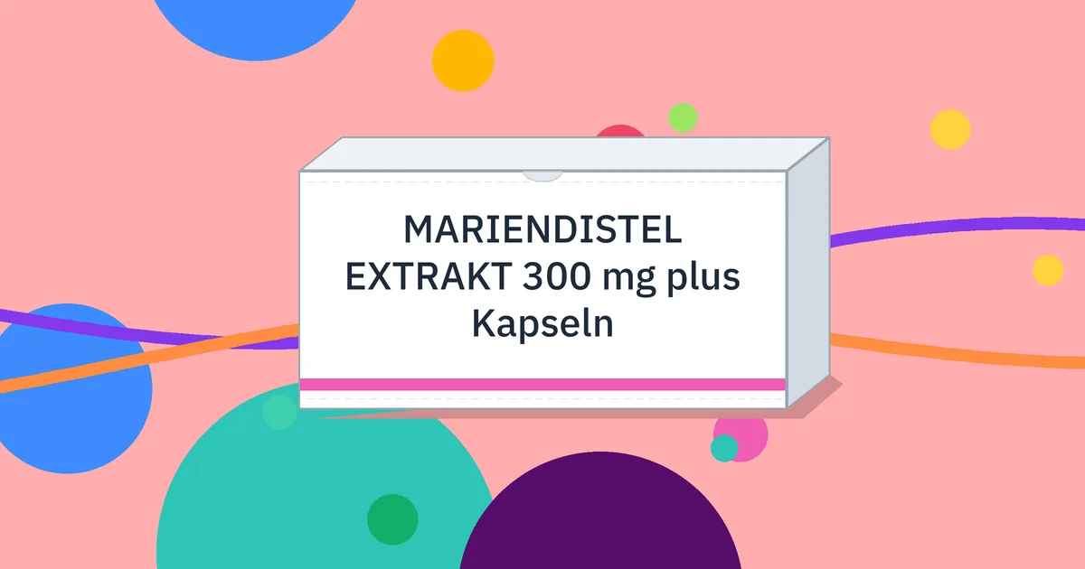 Symbolbild: Packung mit der Aufschrift MARIENDISTEL EXTRAKT 300 mg plus Kapseln (PZN 17426536) – Verfügbarkeit und Bezug in Apotheken in Frankfurt am Main