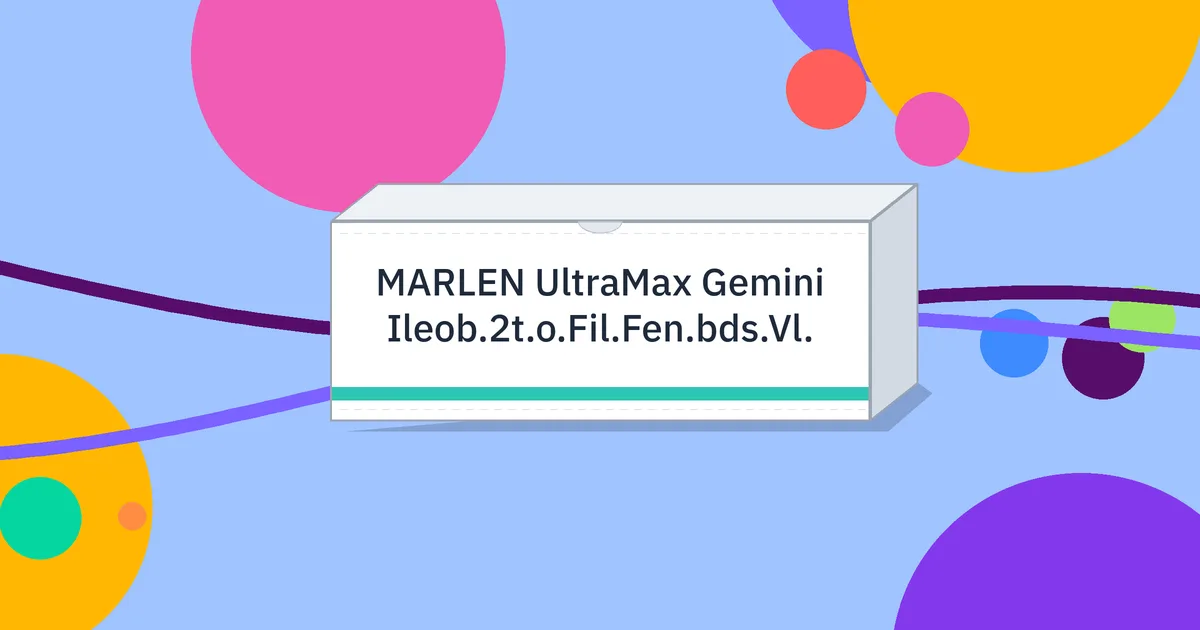 Symbolbild: Packung mit der Aufschrift MARLEN UltraMax Gemini Ileob.2t.o.Fil.Fen.bds.Vl. (PZN 06783641) – Verfügbarkeit und Bezug in Apotheken in Frankfurt am Main