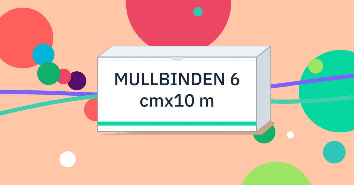 Symbolbild: Packung mit der Aufschrift MULLBINDEN 6 cmx10 m (PZN 07095311) – Verfügbarkeit und Bezug in Apotheken in Frankfurt am Main