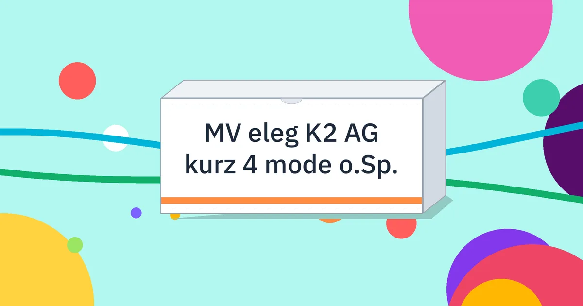 Symbolbild: Packung mit der Aufschrift MV eleg K2 AG kurz 4 mode o.Sp. (PZN 00339922) – Verfügbarkeit und Bezug in Apotheken in Frankfurt am Main