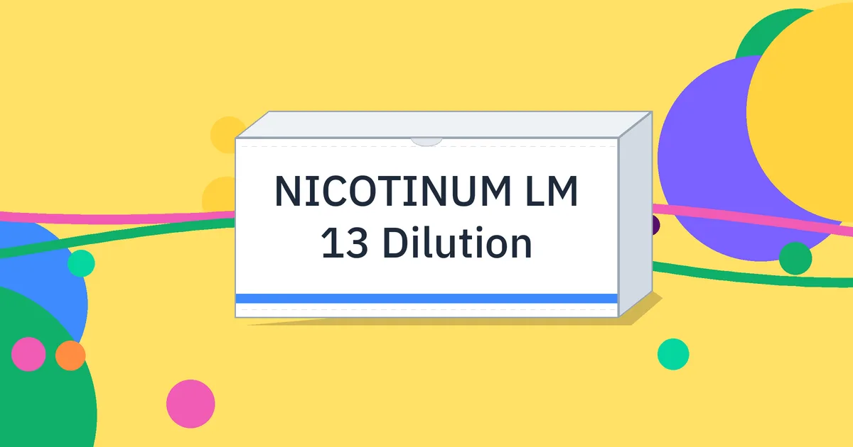 Symbolbild: Packung mit der Aufschrift NICOTINUM LM 13 Dilution (PZN 12969083) – Verfügbarkeit und Bezug in Apotheken in Frankfurt am Main