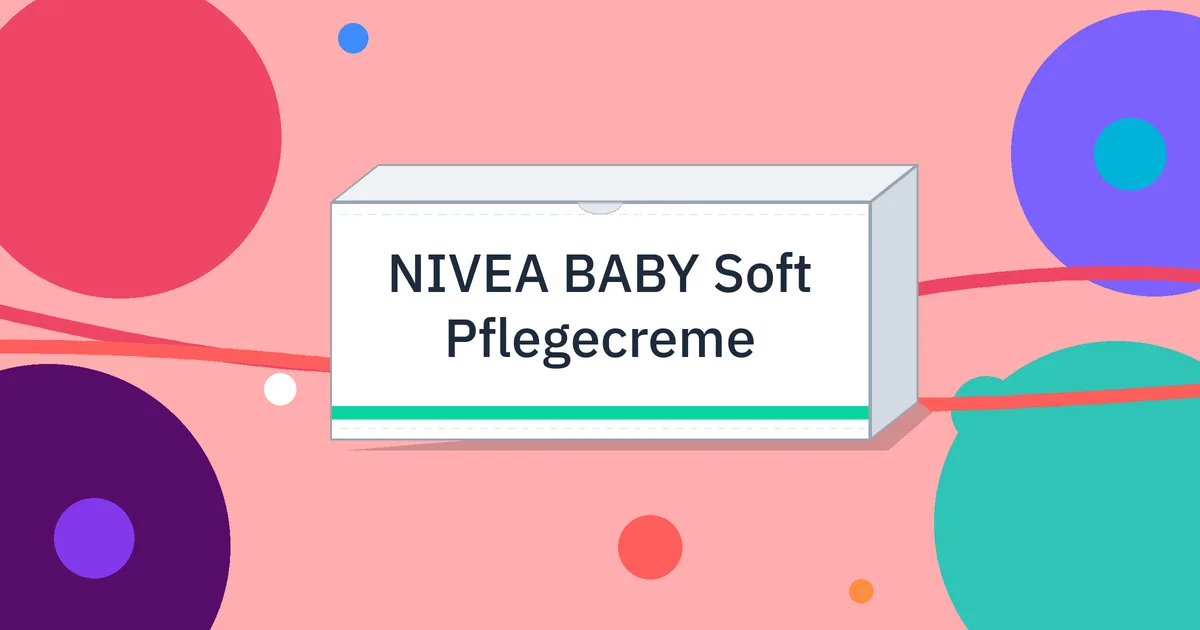 Symbolbild: Packung mit der Aufschrift NIVEA BABY Soft Pflegecreme (PZN 17624064) – Verfügbarkeit und Bezug in Apotheken in Frankfurt am Main