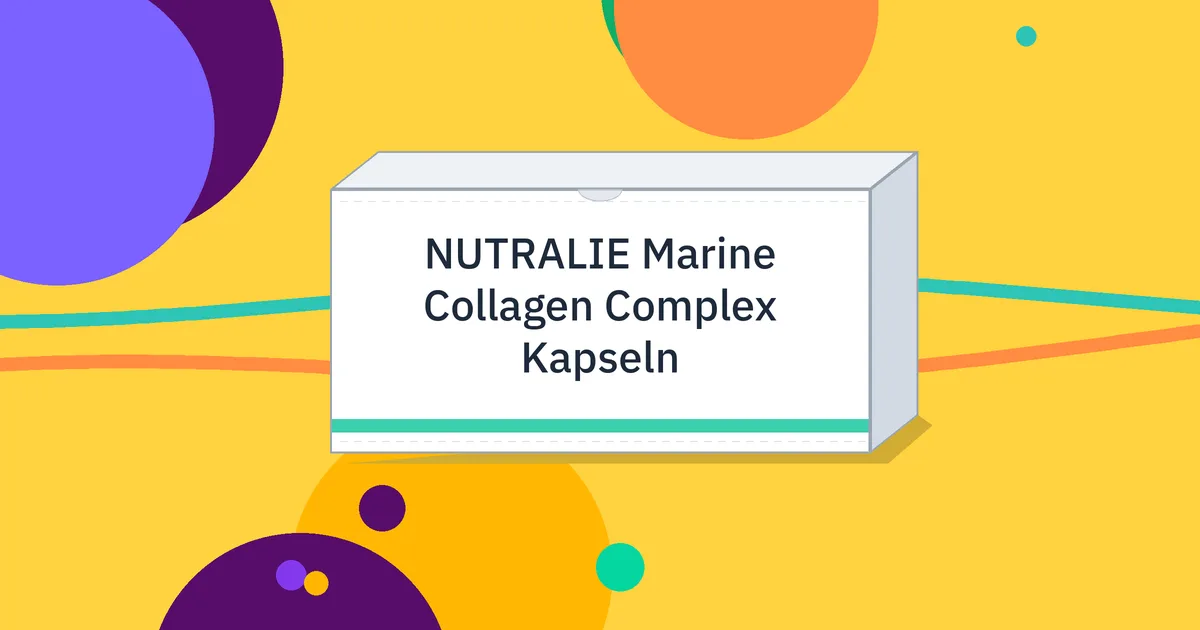 Symbolbild: Packung mit der Aufschrift NUTRALIE Marine Collagen Complex Kapseln (PZN 18408138) – Verfügbarkeit und Bezug in Apotheken in Frankfurt am Main