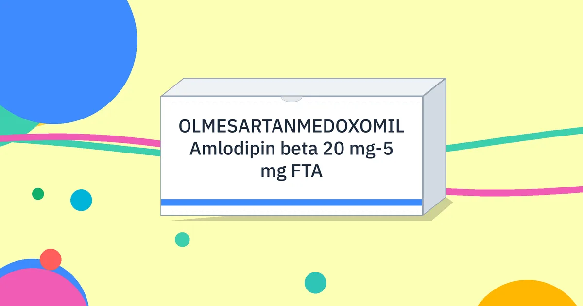 Symbolbild: Packung mit der Aufschrift OLMESARTANMEDOXOMIL Amlodipin beta 20 mg-5 mg FTA (PZN 13913297) – Verfügbarkeit und Bezug in Apotheken in Frankfurt am Main