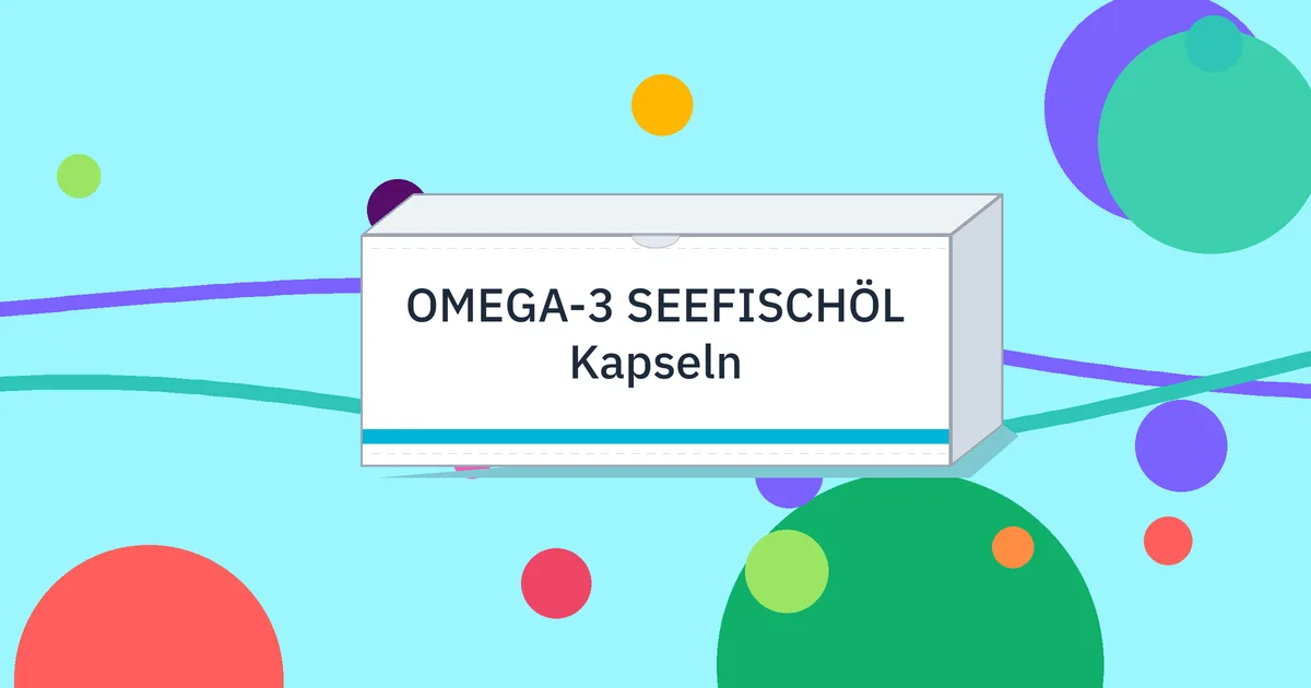 Symbolbild: Packung mit der Aufschrift OMEGA-3 SEEFISCHÖL Kapseln (PZN 16226077) – Verfügbarkeit und Bezug in Apotheken in Frankfurt am Main
