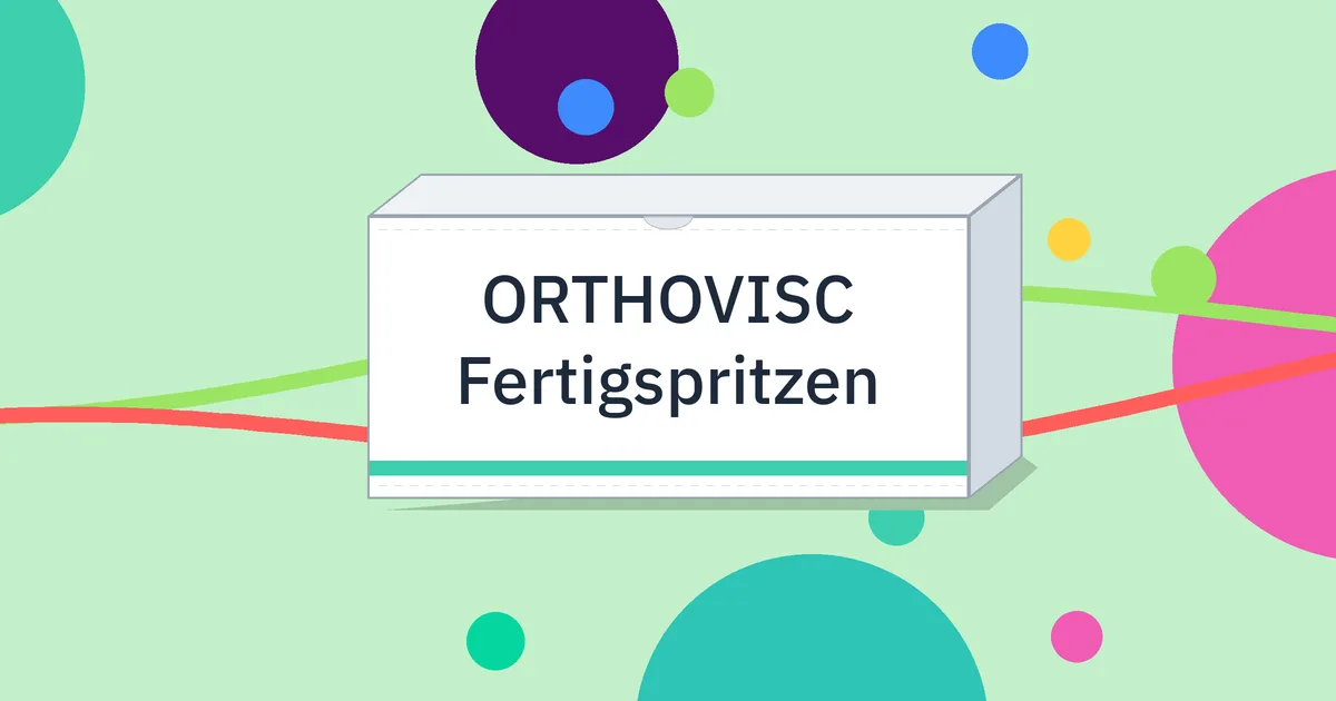 Symbolbild: Packung mit der Aufschrift ORTHOVISC Fertigspritzen (PZN 00787282) – Verfügbarkeit und Bezug in Apotheken in Frankfurt am Main