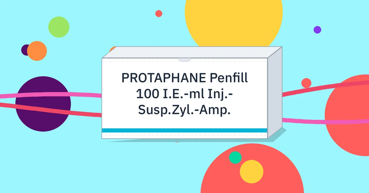 Symbolbild: Packung mit der Aufschrift PROTAPHANE Penfill 100 I.E.-ml Inj.-Susp.Zyl.-Amp. (PZN 00544786) – Verfügbarkeit und Bezug in Apotheken in Frankfurt am Main