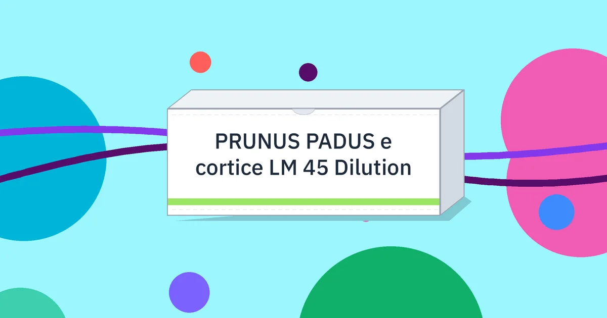 Symbolbild: Packung mit der Aufschrift PRUNUS PADUS e cortice LM 45 Dilution (PZN 13669644) – Verfügbarkeit und Bezug in Apotheken in Frankfurt am Main