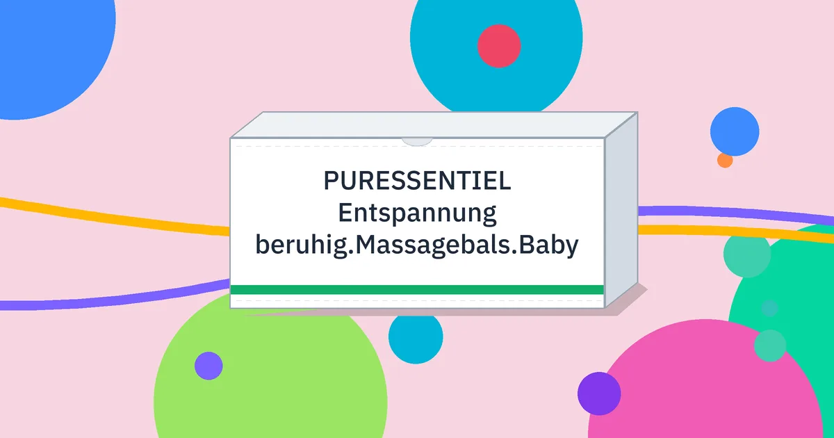 Symbolbild: Packung mit der Aufschrift PURESSENTIEL Entspannung beruhig.Massagebals.Baby (PZN 17566817) – Verfügbarkeit und Bezug in Apotheken in Frankfurt am Main