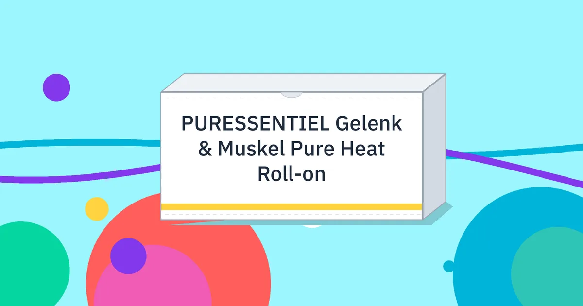 Symbolbild: Packung mit der Aufschrift PURESSENTIEL Gelenk & Muskel Pure Heat Roll-on (PZN 19274533) – Verfügbarkeit und Bezug in Apotheken in Frankfurt am Main