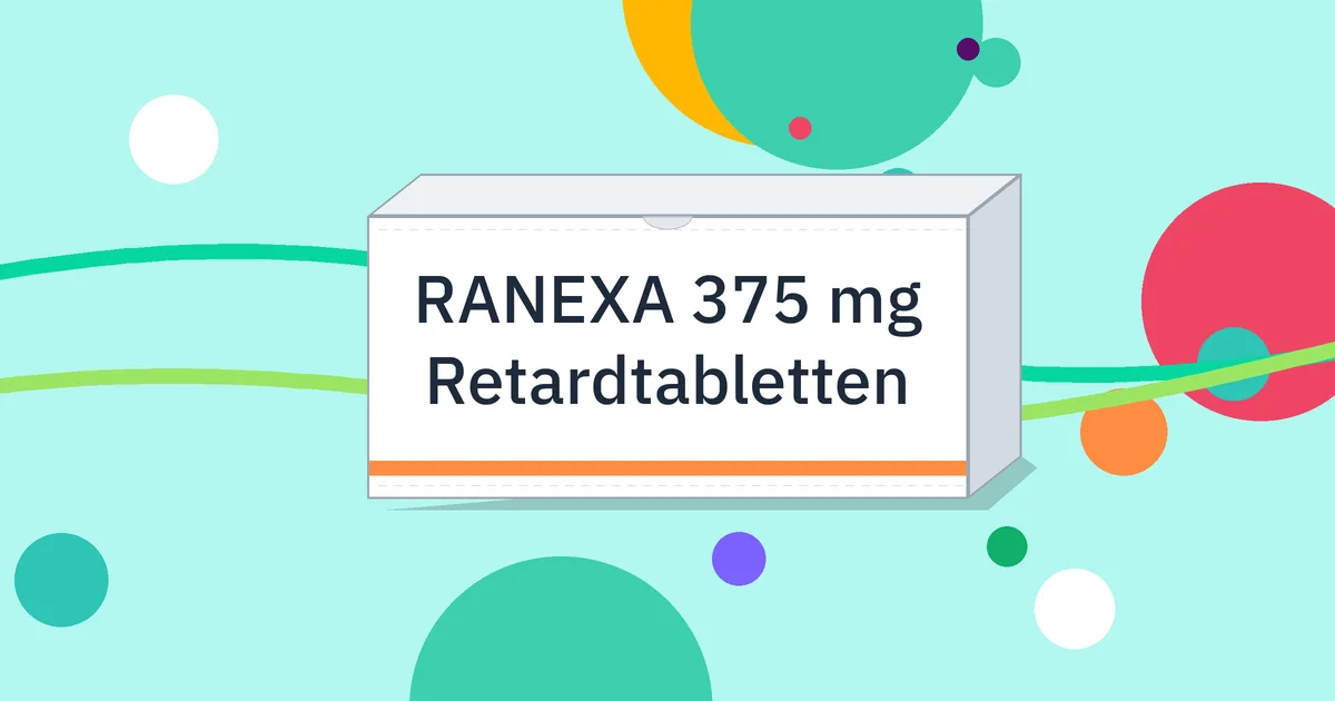 Symbolbild: Packung mit der Aufschrift RANEXA 375 mg Retardtabletten (PZN 00138690) – Verfügbarkeit und Bezug in Apotheken in Frankfurt am Main