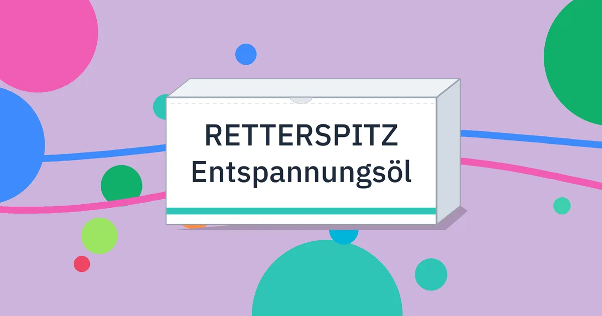 Symbolbild: Packung mit der Aufschrift RETTERSPITZ Entspannungsöl (PZN 09442202) – Verfügbarkeit und Bezug in Apotheken in Frankfurt am Main