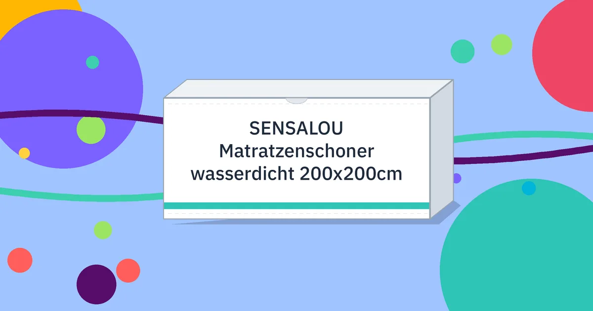 Symbolbild: Packung mit der Aufschrift SENSALOU Matratzenschoner wasserdicht 200x200cm (PZN 19227692) – Verfügbarkeit und Bezug in Apotheken in Frankfurt am Main