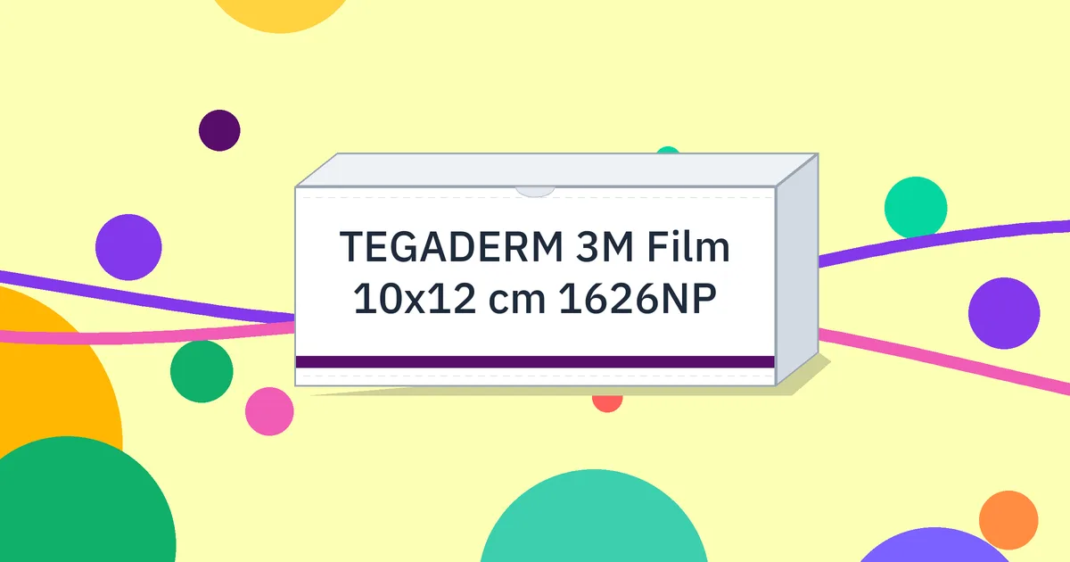 Symbolbild: Packung mit der Aufschrift TEGADERM 3M Film 10x12 cm 1626NP (PZN 17376910) – Verfügbarkeit und Bezug in Apotheken in Frankfurt am Main