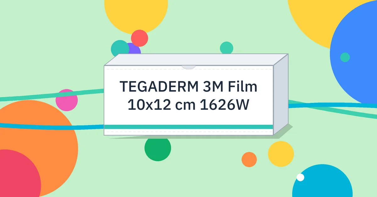 Symbolbild: Packung mit der Aufschrift TEGADERM 3M Film 10x12 cm 1626W (PZN 12673098) – Verfügbarkeit und Bezug in Apotheken in Frankfurt am Main