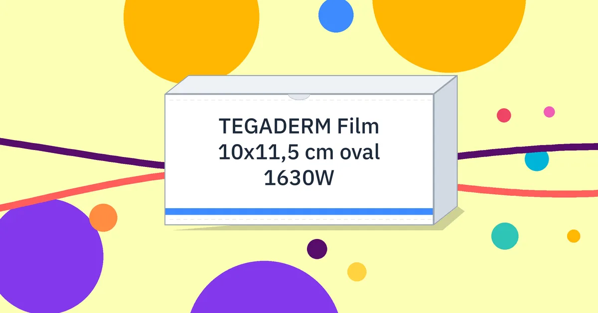 Symbolbild: Packung mit der Aufschrift TEGADERM Film 10x11,5 cm oval 1630W (PZN 16516680) – Verfügbarkeit und Bezug in Apotheken in Frankfurt am Main