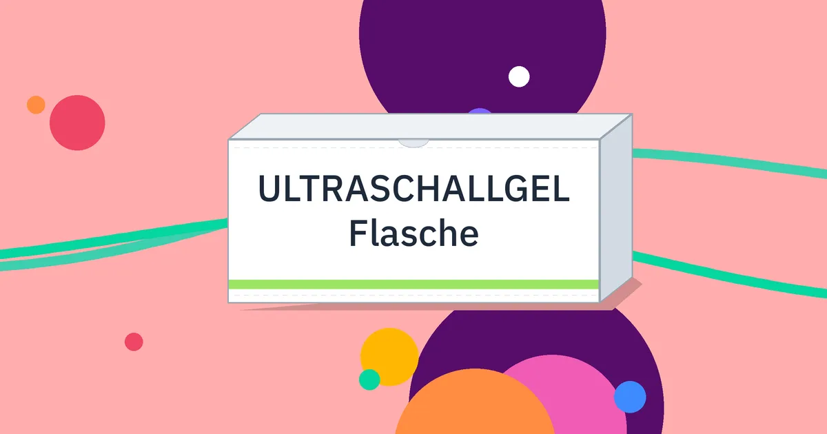 Symbolbild: Packung mit der Aufschrift ULTRASCHALLGEL Flasche (PZN 05362311) – Verfügbarkeit und Bezug in Apotheken in Frankfurt am Main