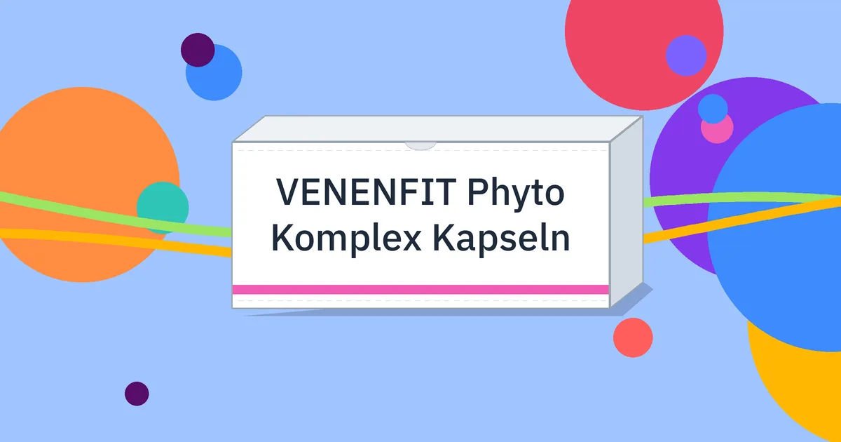 Symbolbild: Packung mit der Aufschrift VENENFIT Phyto Komplex Kapseln (PZN 14261974) – Verfügbarkeit und Bezug in Apotheken in Frankfurt am Main