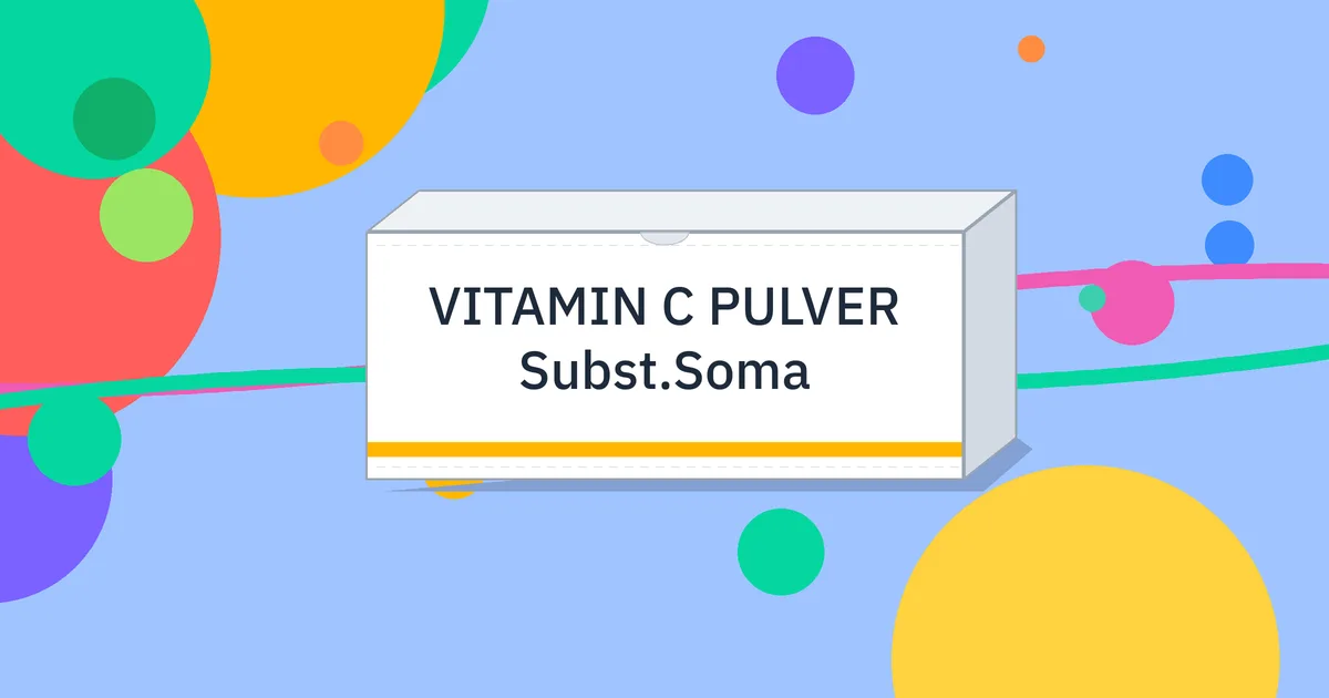 Symbolbild: Packung mit der Aufschrift VITAMIN C PULVER Subst.Soma (PZN 03286592) – Verfügbarkeit und Bezug in Apotheken in Frankfurt am Main
