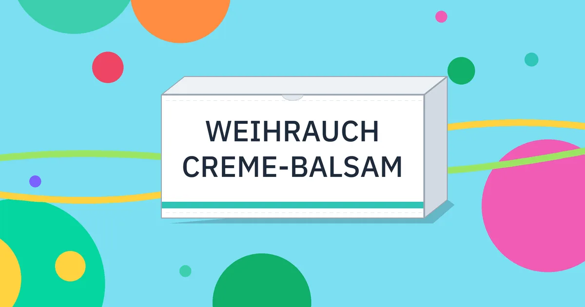 Symbolbild: Packung mit der Aufschrift WEIHRAUCH CREME-BALSAM (PZN 07125147) – Verfügbarkeit und Bezug in Apotheken in Frankfurt am Main