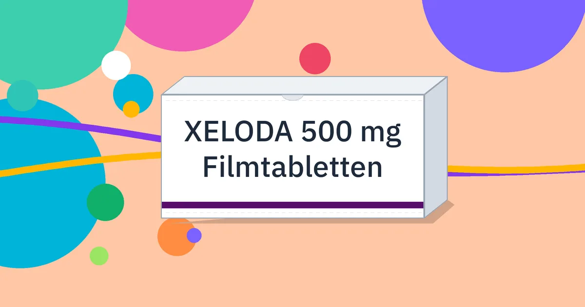 Symbolbild: Packung mit der Aufschrift XELODA 500 mg Filmtabletten (PZN 06568687) – Verfügbarkeit und Bezug in Apotheken in Frankfurt am Main