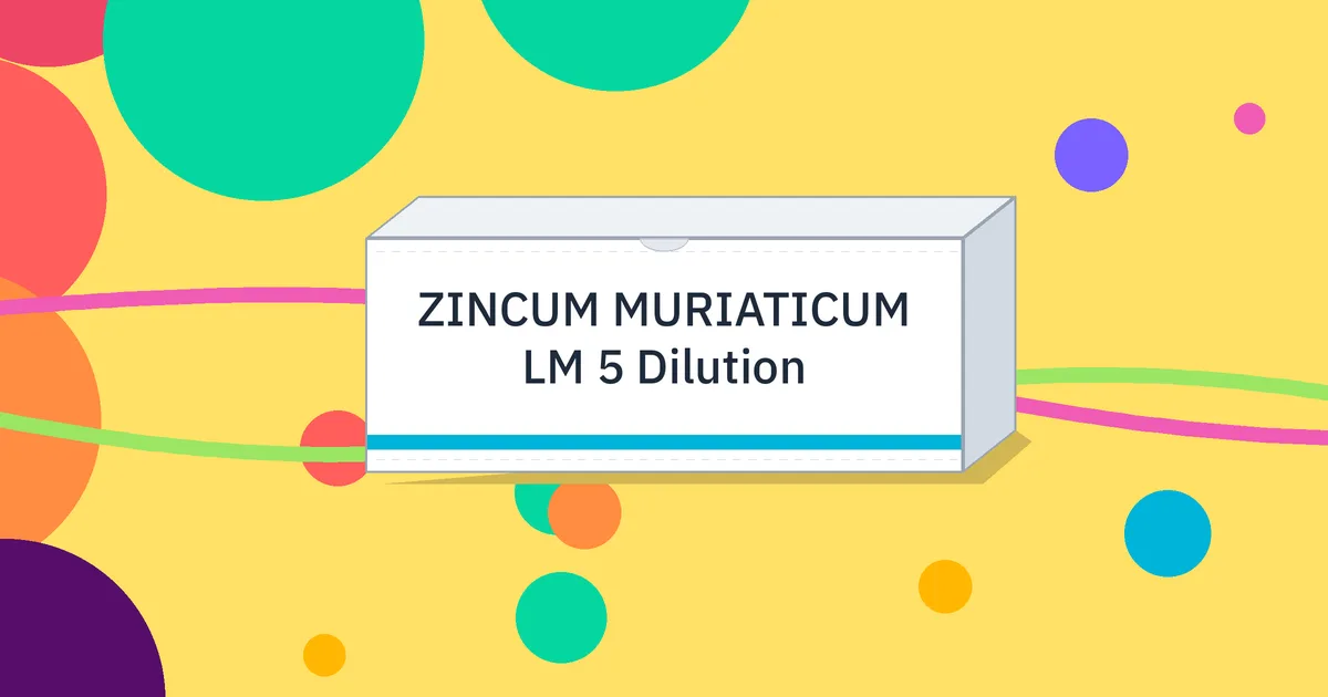 Symbolbild: Packung mit der Aufschrift ZINCUM MURIATICUM LM 5 Dilution (PZN 13295468) – Verfügbarkeit und Bezug in Apotheken in Frankfurt am Main