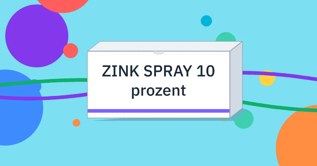 Symbolbild: Packung mit der Aufschrift ZINK SPRAY 10 prozent (PZN 13305965) – Verfügbarkeit und Bezug in Apotheken in Frankfurt am Main