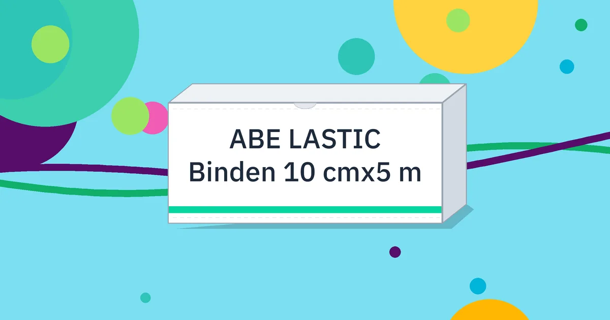 Symbolbild: Packung mit der Aufschrift ABE LASTIC Binden 10 cmx5 m (PZN 02423236) – Verfügbarkeit und Bezug in Apotheken in Frankfurt am Main