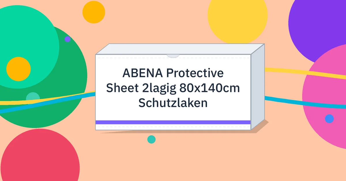 Symbolbild: Packung mit der Aufschrift ABENA Protective Sheet 2lagig 80x140cm Schutzlaken (PZN 18746148) – Verfügbarkeit und Bezug in Apotheken in Frankfurt am Main