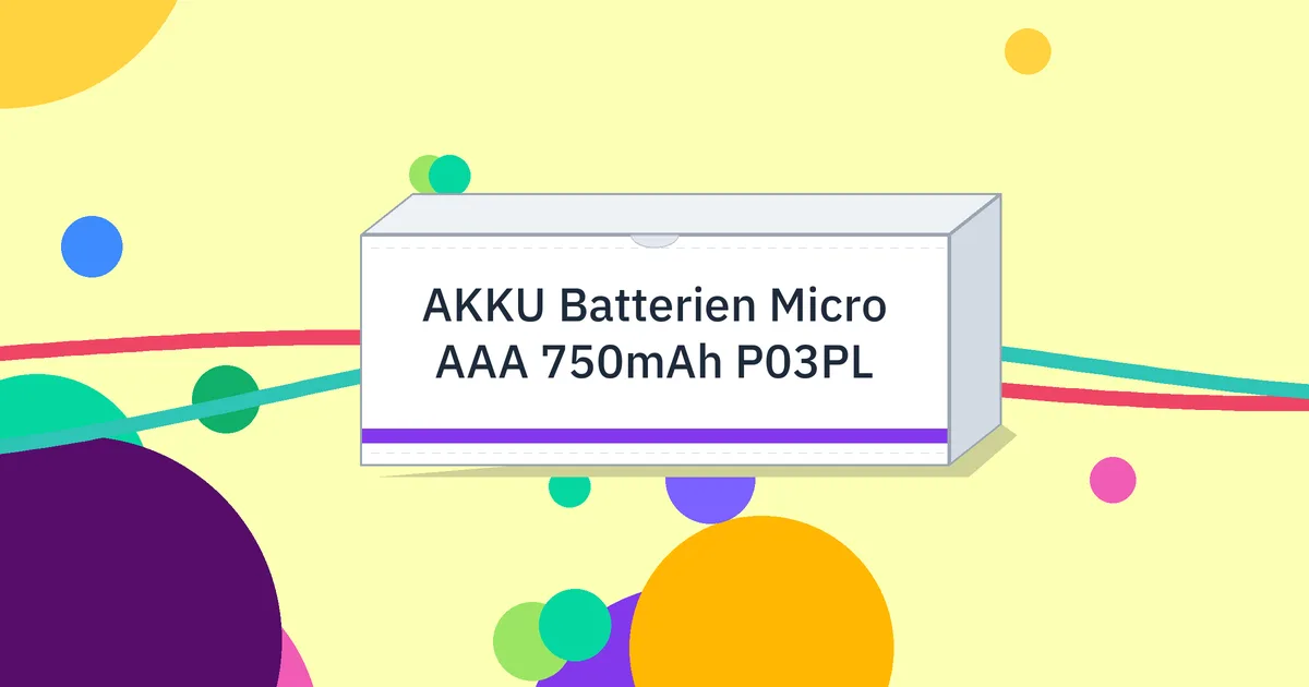 Symbolbild: Packung mit der Aufschrift AKKU Batterien Micro AAA 750mAh P03PL (PZN 10000053) – Verfügbarkeit und Bezug in Apotheken in Frankfurt am Main