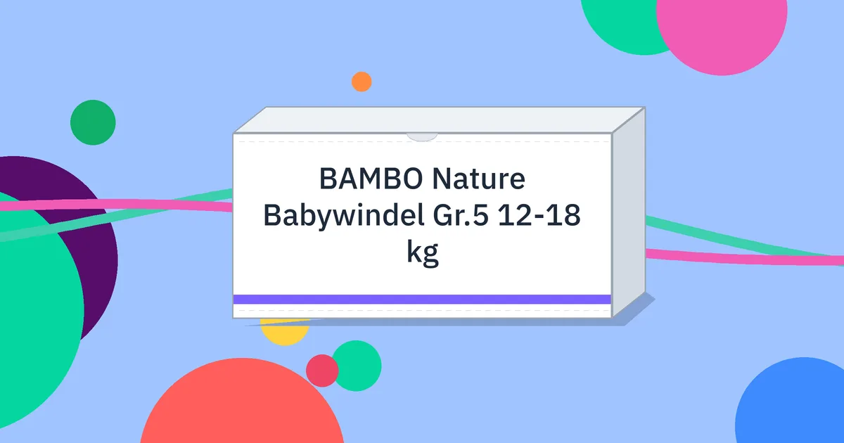 Symbolbild: Packung mit der Aufschrift BAMBO Nature Babywindel Gr.5 12-18 kg (PZN 15416829) – Verfügbarkeit und Bezug in Apotheken in Frankfurt am Main