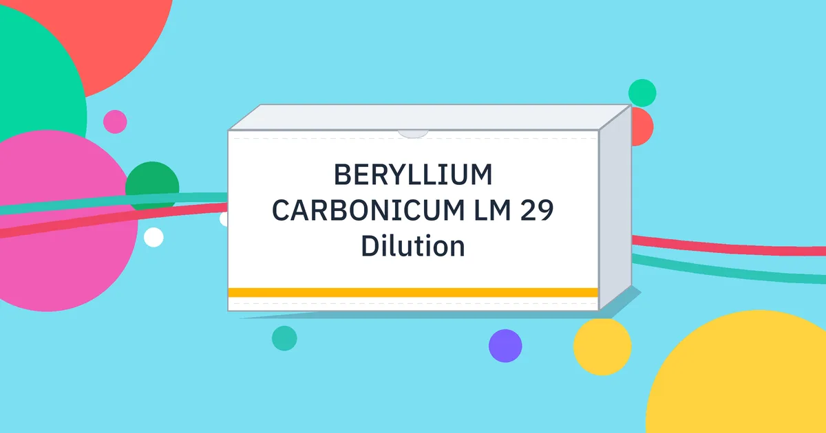 Symbolbild: Packung mit der Aufschrift BERYLLIUM CARBONICUM LM 29 Dilution (PZN 13384516) – Verfügbarkeit und Bezug in Apotheken in Frankfurt am Main