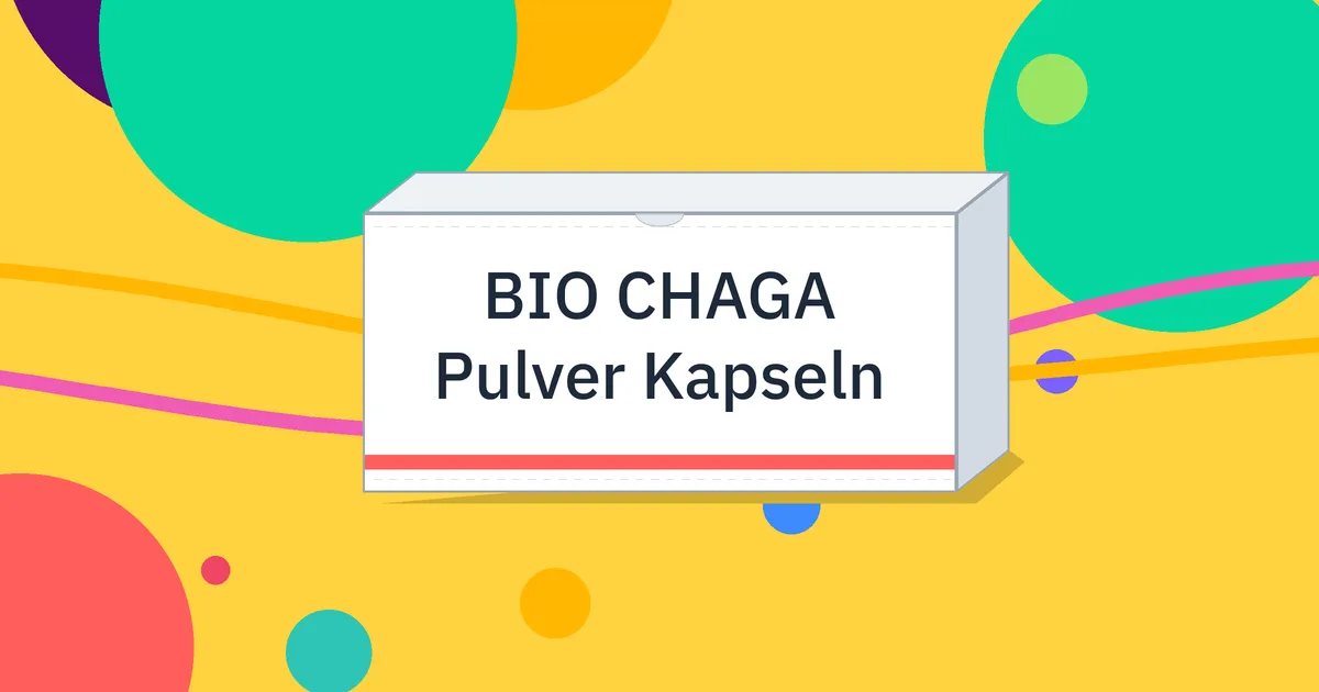 Symbolbild: Packung mit der Aufschrift BIO CHAGA Pulver Kapseln (PZN 19891740) – Verfügbarkeit und Bezug in Apotheken in Frankfurt am Main
