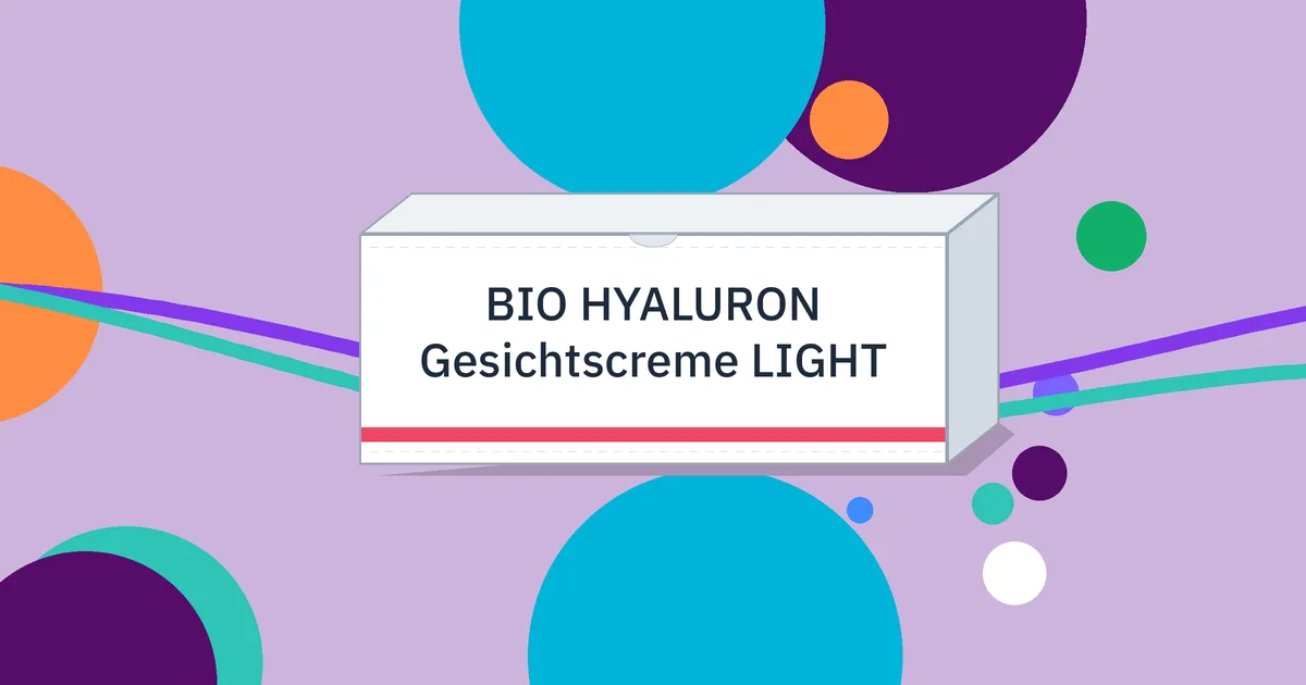 Symbolbild: Packung mit der Aufschrift BIO HYALURON Gesichtscreme LIGHT (PZN 12513041) – Verfügbarkeit und Bezug in Apotheken in Frankfurt am Main