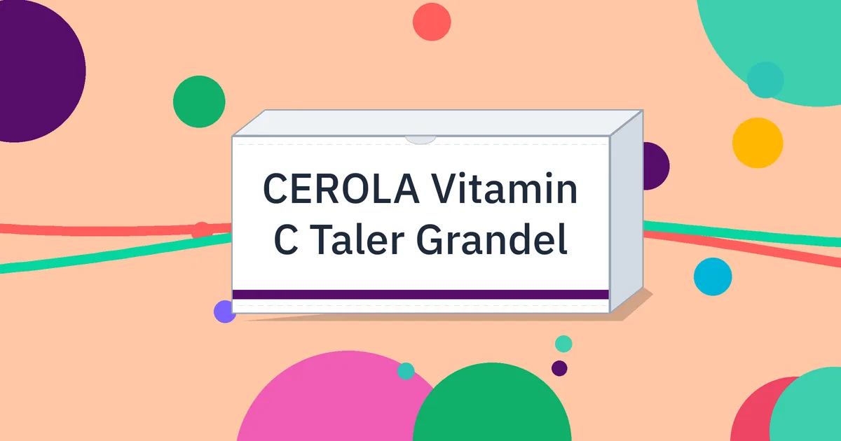 Symbolbild: Packung mit der Aufschrift CEROLA Vitamin C Taler Grandel (PZN 03106667) – Verfügbarkeit und Bezug in Apotheken in Frankfurt am Main